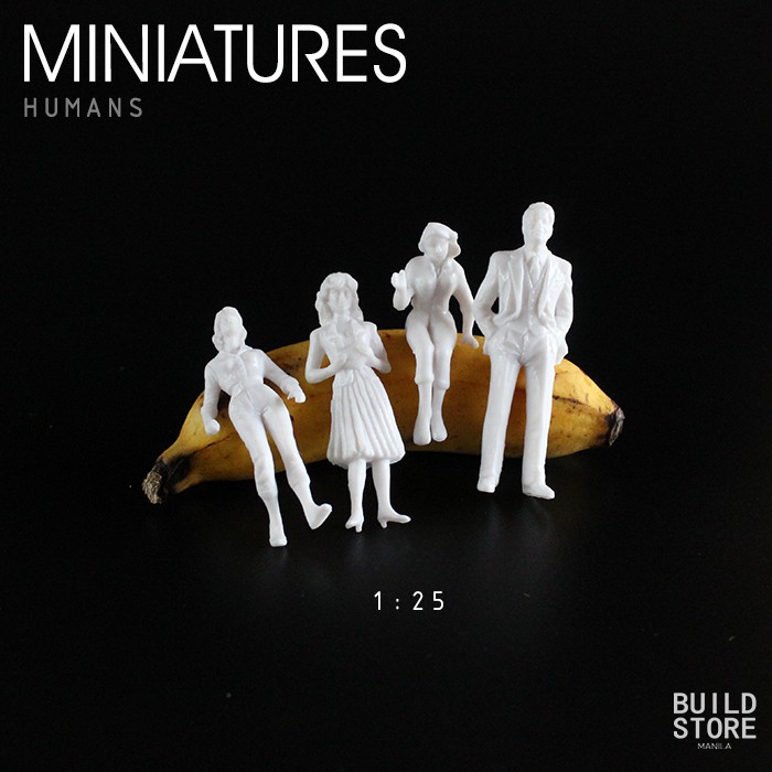 Miniature Model Humans for Miniature, Architectures, Models | Shopee ...