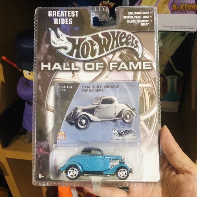 [BATCH 87] HOTWHEELS - HALL OF FAME 1934 3-Window FORD COUPE ...