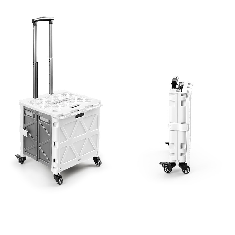 52L Capacity Minimalist Push Cart / Foldable Trolley / Utility ...