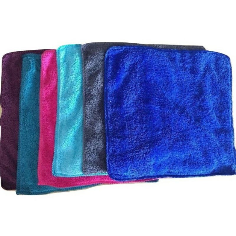 Microfiber TOWEL 12pcs. (random color) | Shopee Philippines