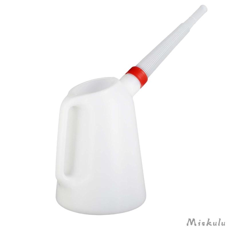 Oil Measuring Jug with Pouring Flexible Spout Oil Pot for Automotive ...