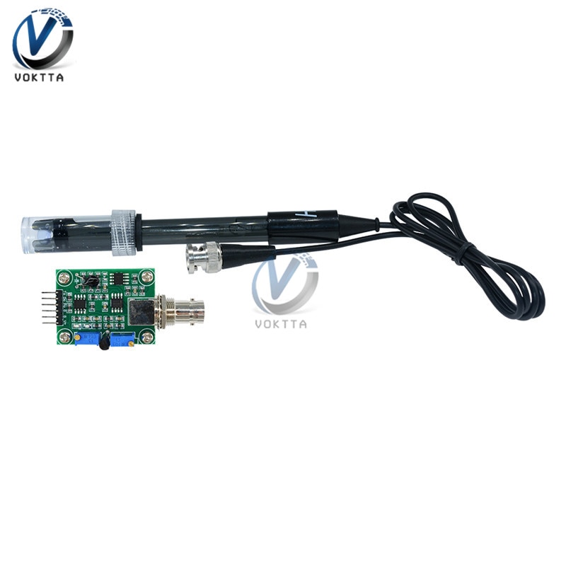 Liquid Ph 0 14 Value Detection Regulator Sensor Module Monitoring Control Board Meter Tester