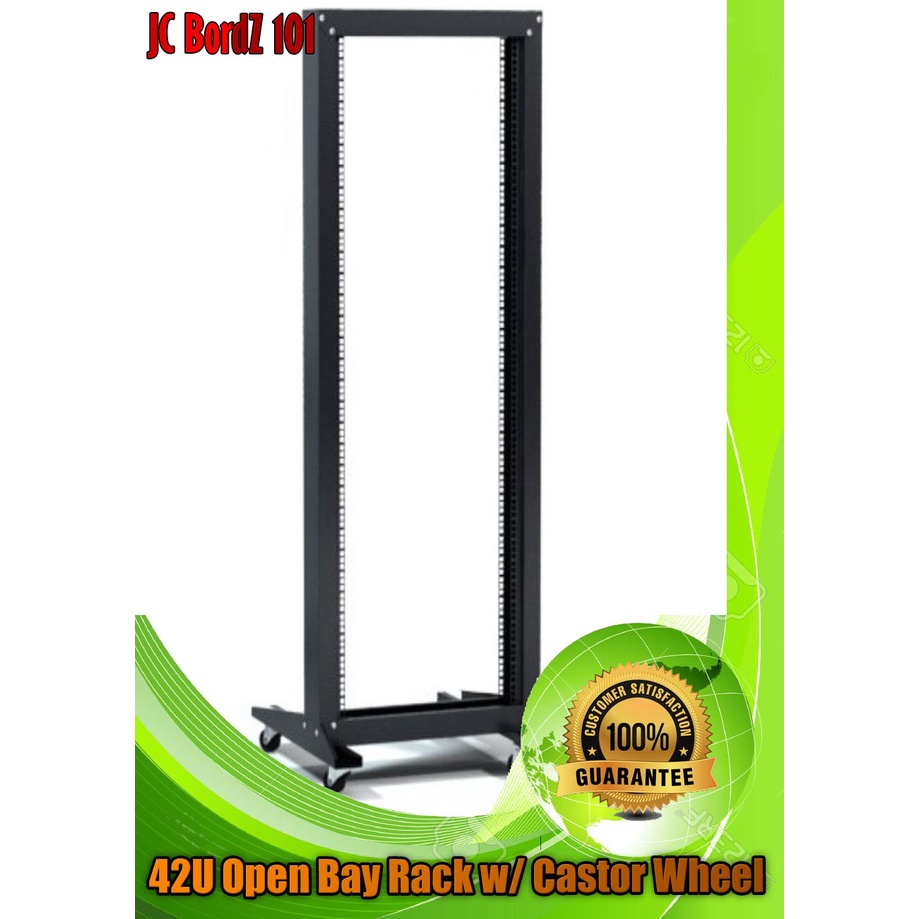 24 U /32U / 42U-Layer Open Bay Rack 6ft With Caster Wheels (Disassemble ...