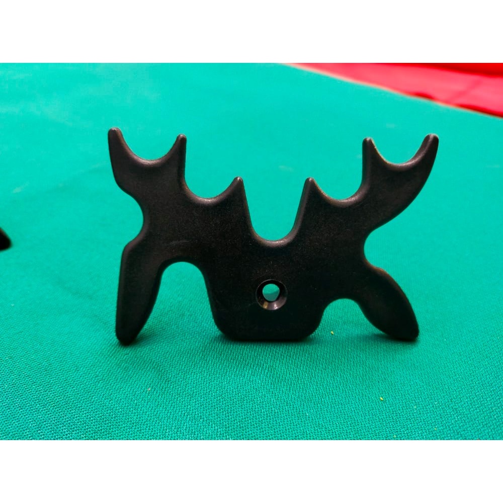 BILLIARD ANTLER HEAD BRIDGE / BATMAN BLACK 1pc.w/ 3pcs Billiard Chalk ...