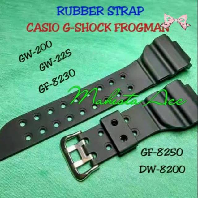 CASIO G-Shock FROGMAN GF-8250 RUBBER STRAP CASIO FROGMAN GF8250 WATCH ...
