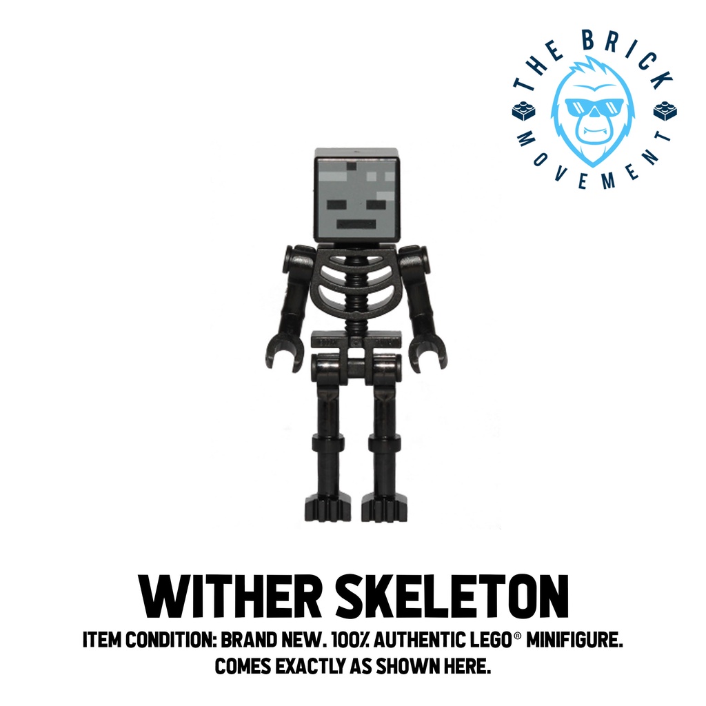 LEGO® MINECRAFT Wither Skeleton Minifigure | Shopee Philippines