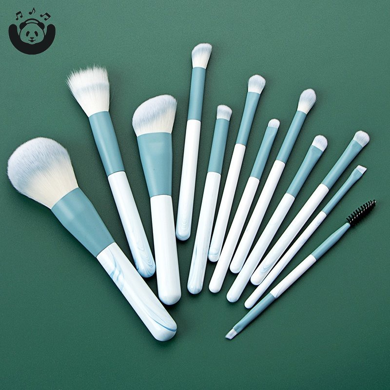 12 clear sky makeup brush set full set of point color brush concealer ...