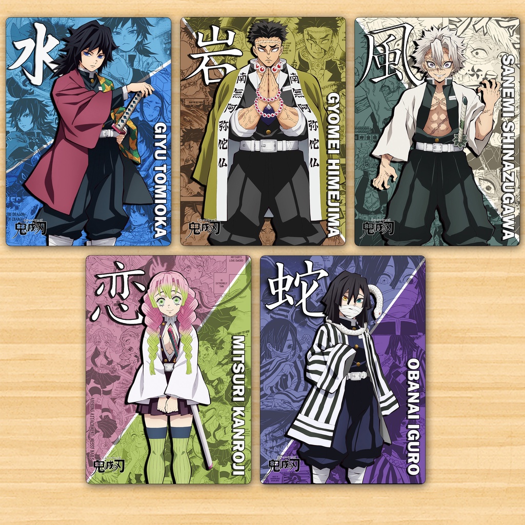 Demon Slayer Pillars Character Photocard - [SOLD PER PIECE] | Shopee ...