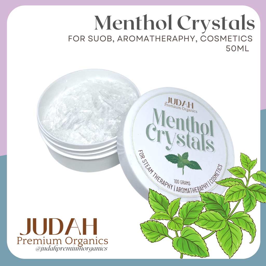 Menthol Crystals (50g) for Suob, Steam Inhilation | Shopee Philippines