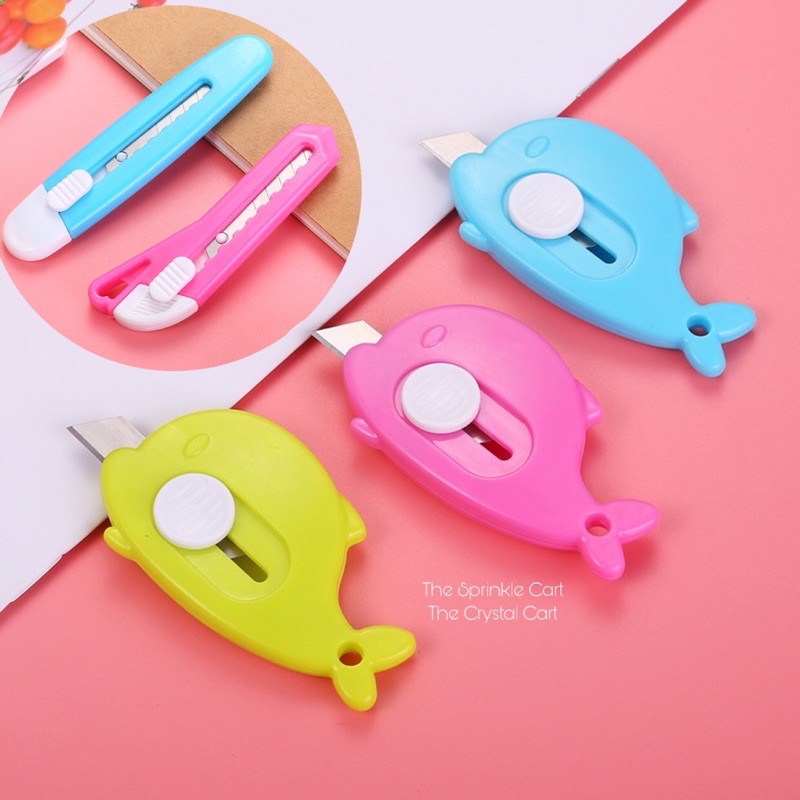 Cute Mini Cutter Dolphin Cutter Blade High-Quality Cutter | Shopee ...