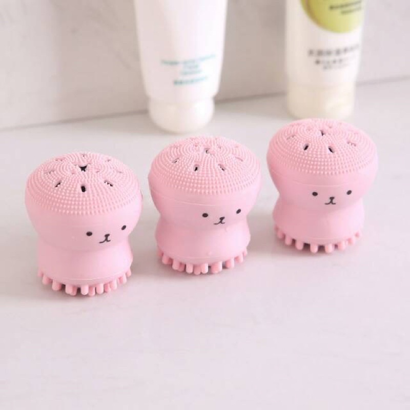 Octopus Sponge / Facial Facial Cleansing / Face Washing Brush Octopus ...