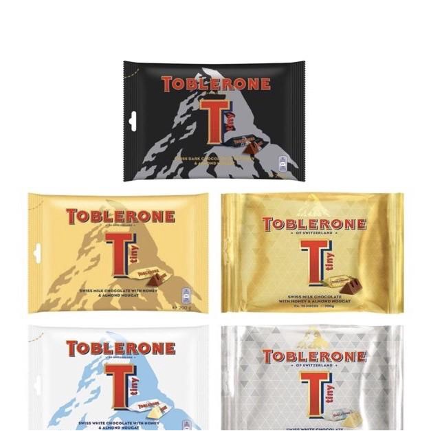 Toblerone Tiny Mini Milk White Dark Chocolate 200G | Shopee Philippines