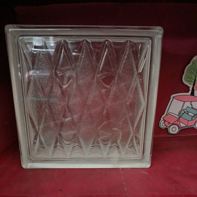 DIAMOND SQUARE CLEAR GLASS BLOCK | Shopee Philippines