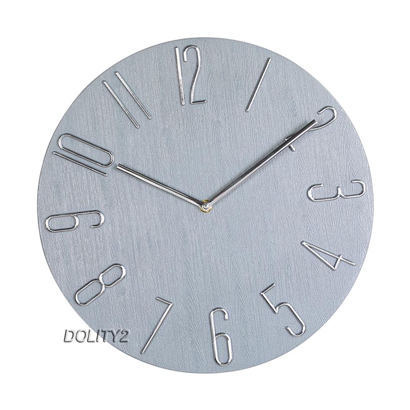 [DOLITY2] 35cm Wall Clock Modern Minimalism Hanging Watch Wood Elegant ...