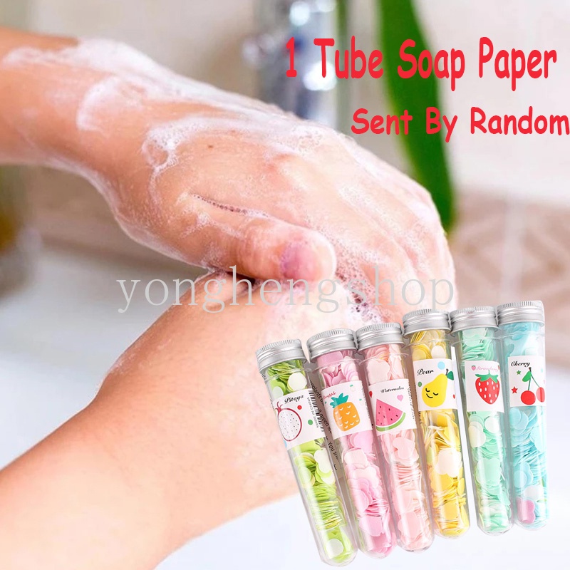 Outdoor Hand-washing Soap Paper Travel Portable Bottled Paper Soap ...