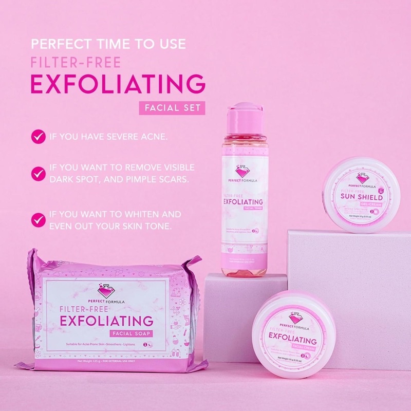PERFECT FORMULA exfoliating kit authentic | Shopee Philippines