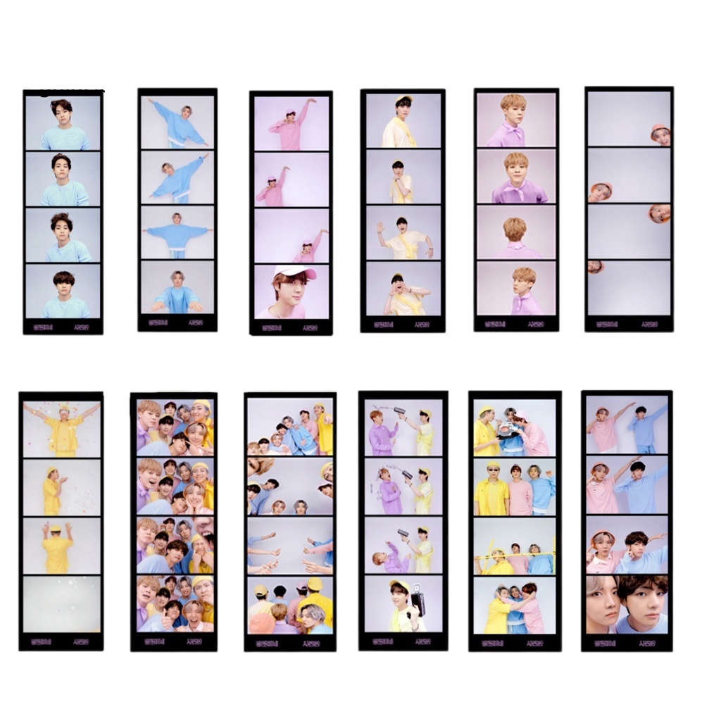BTS Bookmarks Bangtan Boys Print Stationery Paper BTS 8th Anniversary ...