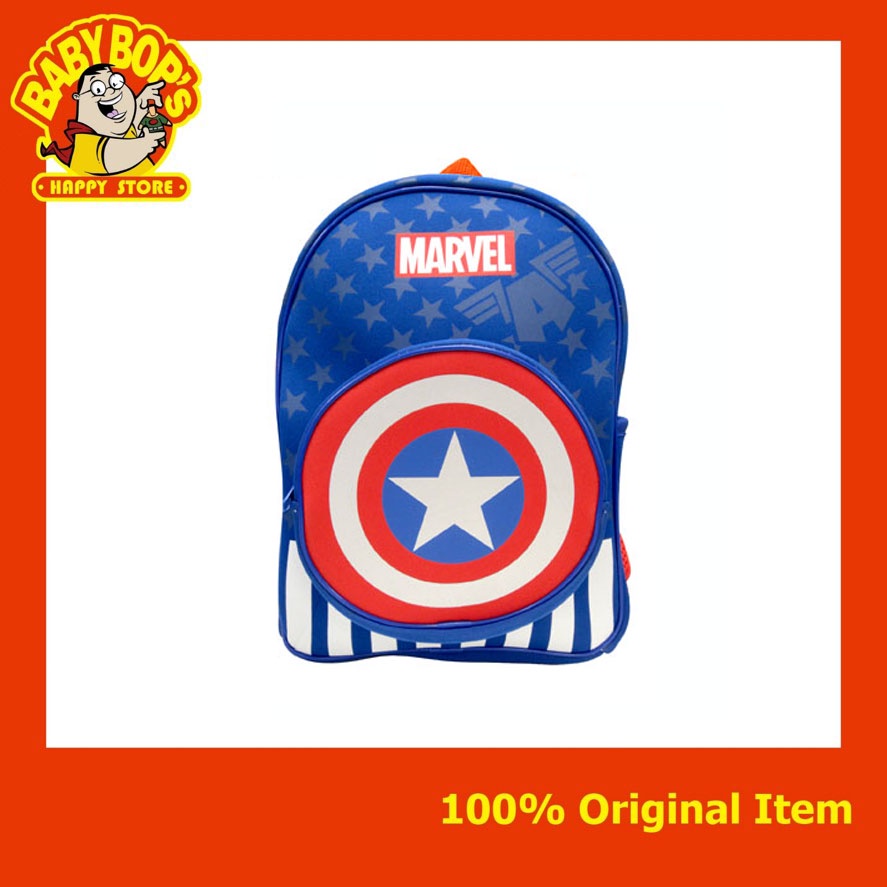 CAPTAIN AMERICA BACKPACK (ORIGINAL AND LICENSED PRODUCT) | Shopee ...