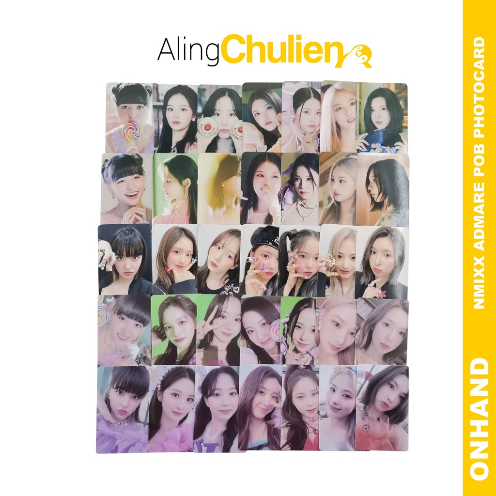 NMIXX Ad mare POB Photocard Lucky Draw R1 R2 Official Photo card Admare ...