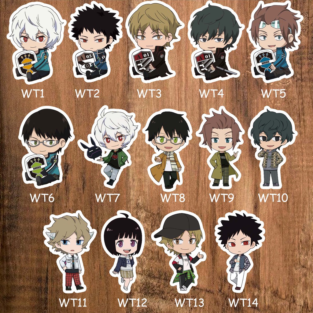 Complete world Trigger anime stickers | Shopee Philippines