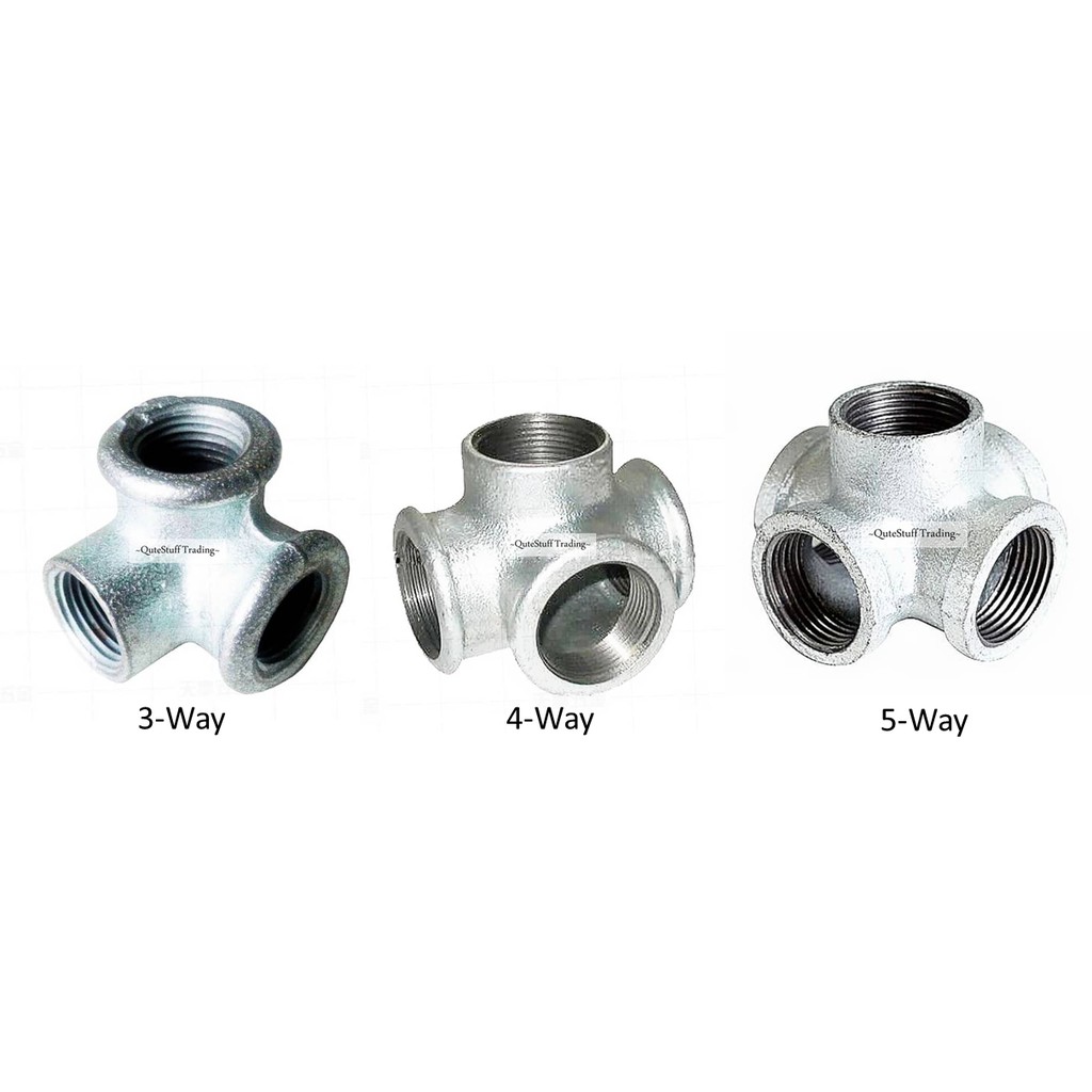 3/4/5-Way straight Socket gi 1/2'', 3/4'', 1'' GI pipe 3ways 4 ways ...