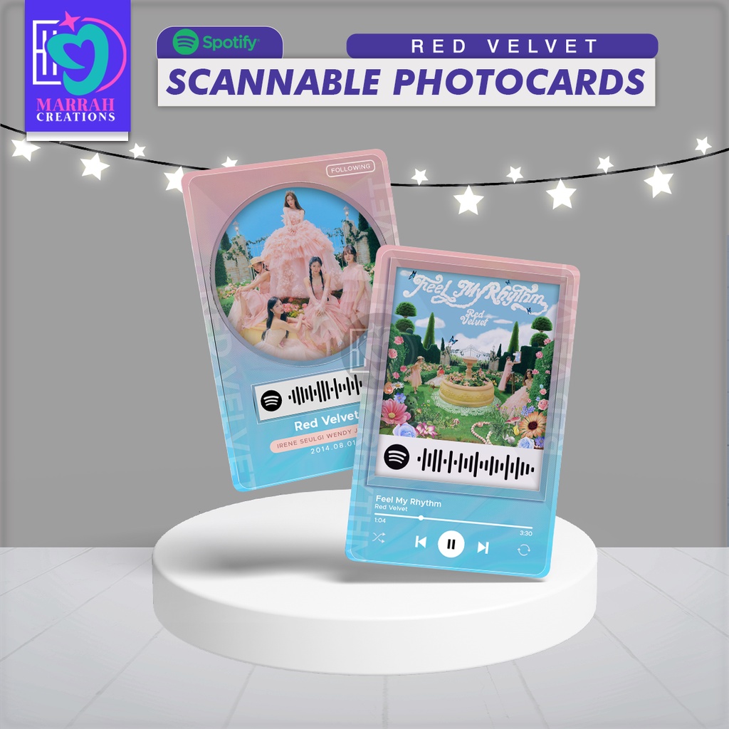 Red Velvet Spotify Code Scan Photocard | Shopee Philippines
