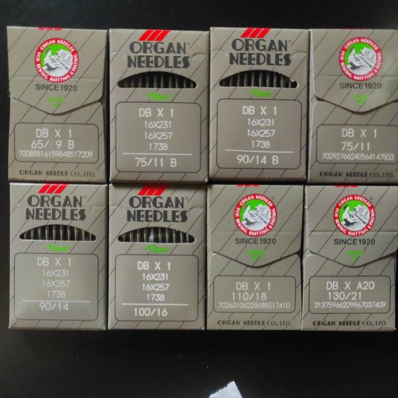 Original Organ DBx1 DB-B ballpoint hi speed Japan made sewing needles | Shopee Philippines