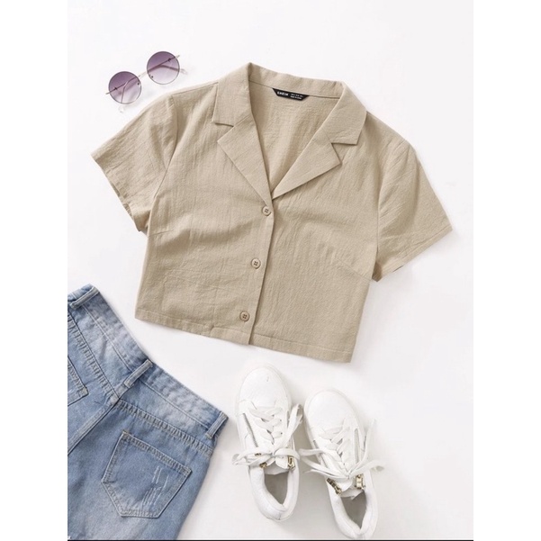 Polo Blouse Croptop| Checkout link for Shopee Live Selling link (69-129 ...