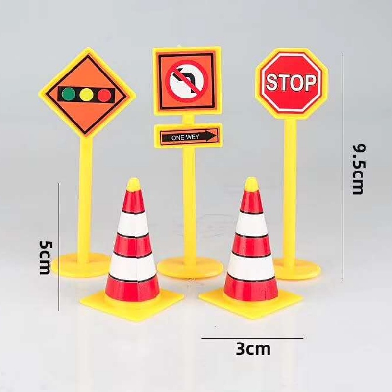 Set of 5 models of traffic signs to decorate the cake | Shopee Philippines