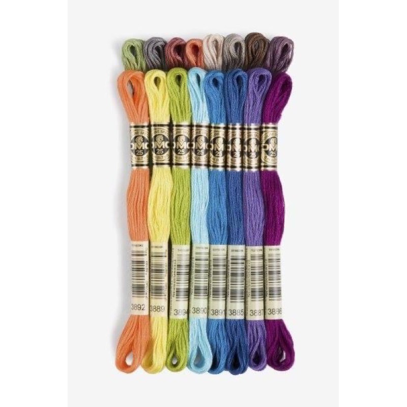 24 PCS DMC Original Cotton Threads | Shopee Philippines
