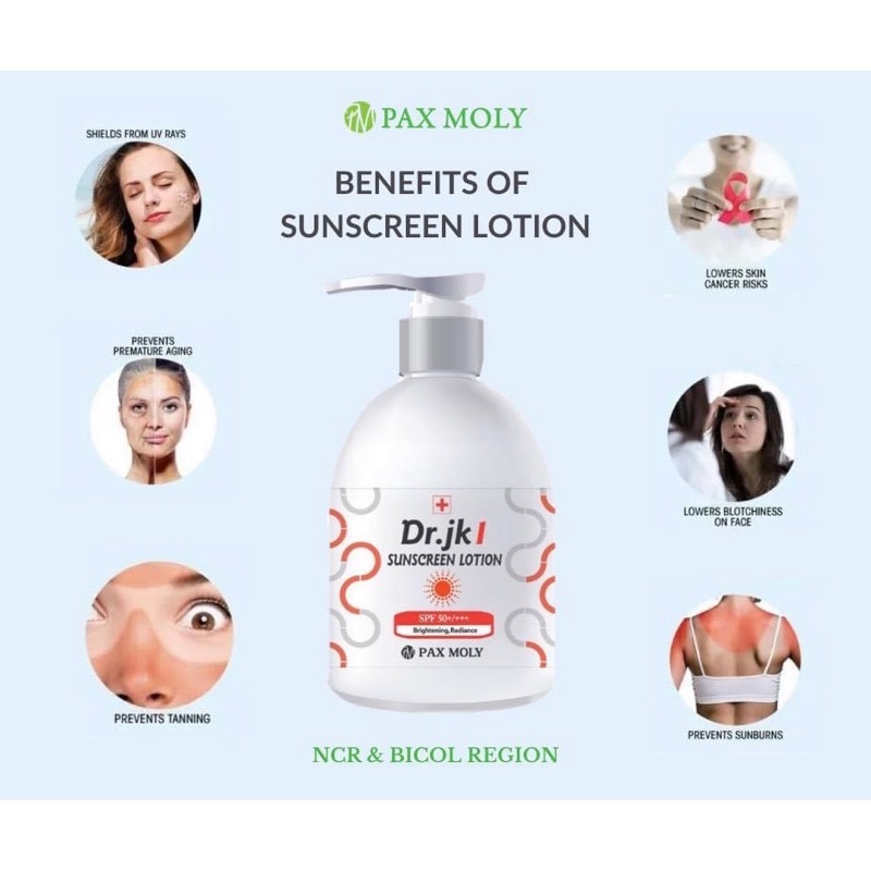 Pax Moly Dr. jk1 spf 50 Face and Body Lotion with FREE Pax Moly Mask ...