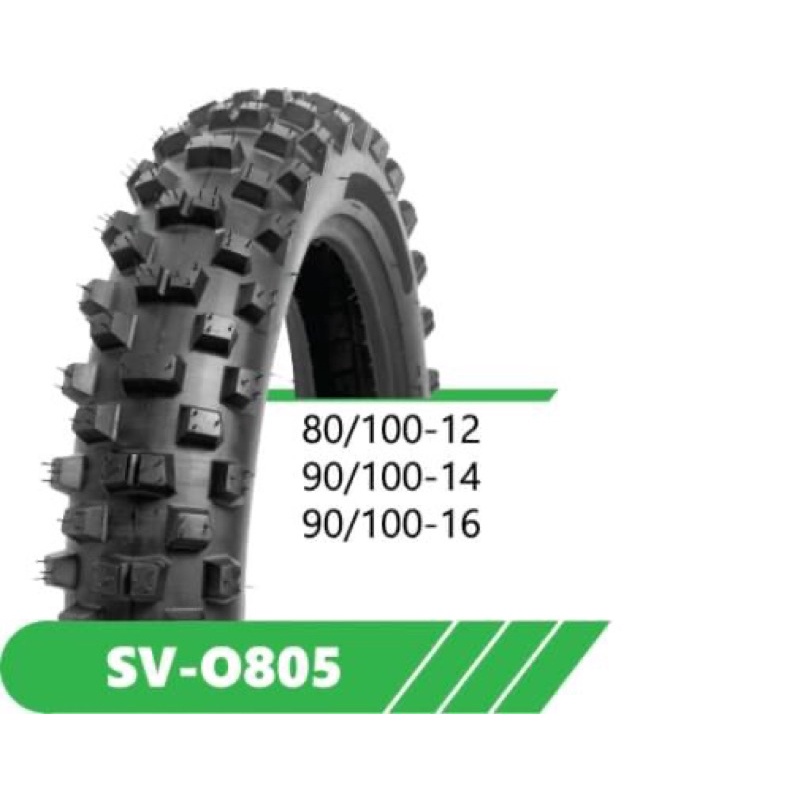SHIHFA MOTORCYCLE MOTOCROSS TIRE SV-0805 Tube Type 6PR 90/100x14 ...