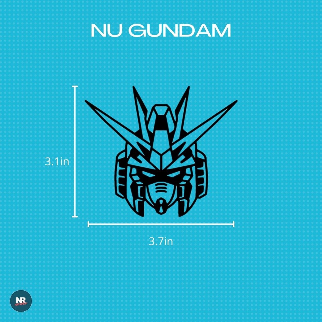 [Black 02] Gundam Gunpla Head Vinyl Decal/Sticker | Shopee Philippines
