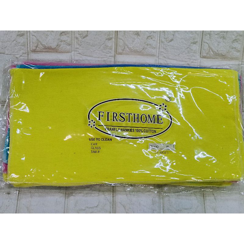 Firsthome Pranela Cotton Quality Asstored Color 38x38cm 1dz/2dz ...