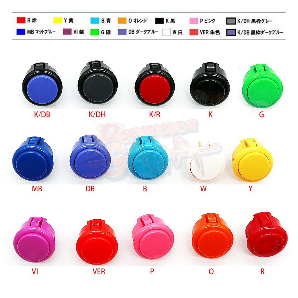 Japan Arcade SANWA OBSF-30 Push Button 30MM Zero Delay Start Switch Official Original Game ...