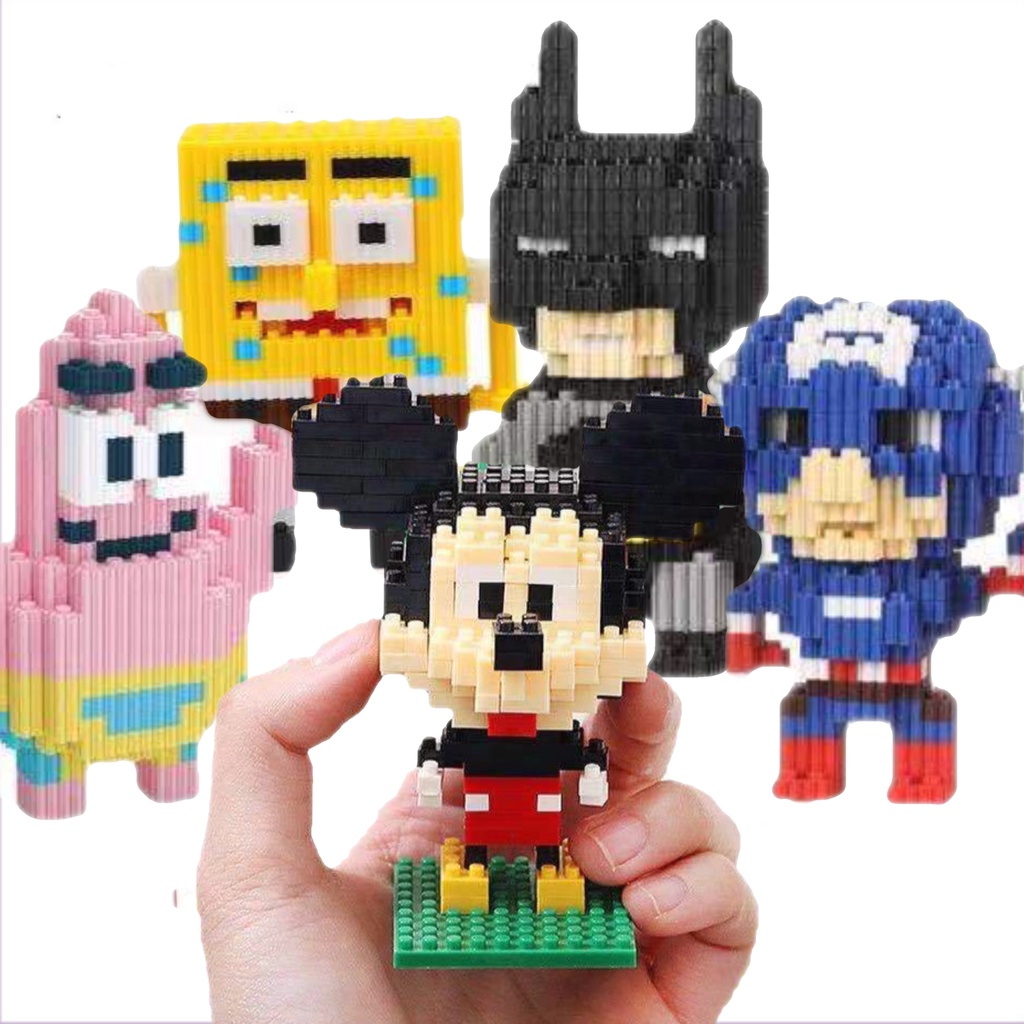 3D Lego Creative Building Blocks Building Bricks Kit Mini Blocks styles ...