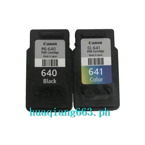 Canon Printer PG640 black Ink Cartridge CL641 color Ink Cartridge ...