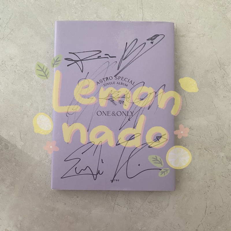 Astro One and Only ONO Signed Album | Shopee Philippines