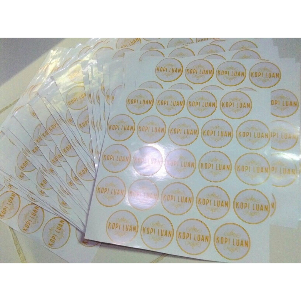 PISO-LABEL 200pcs 2x2 Precut Label Sticker (WATERPROOF) | Shopee ...
