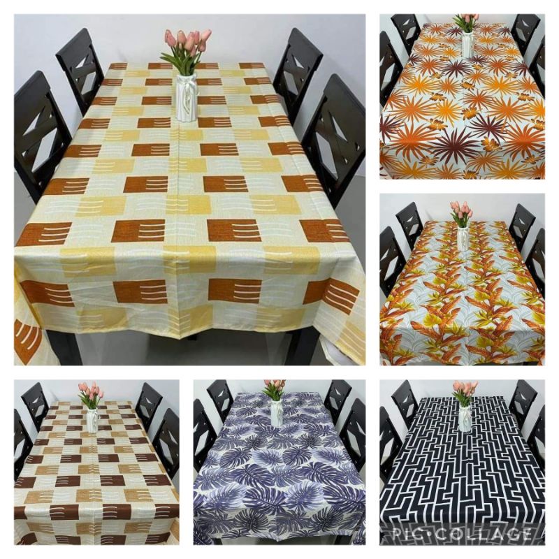 critona cotton table cloth (makapal tela) rectangle 4,6,8,10 round ...