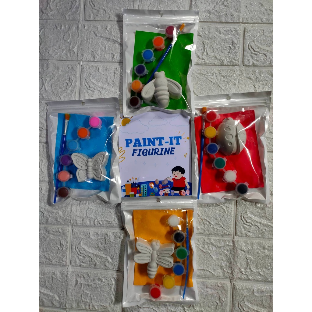 Paint it Figurines in a Pouch Plaster Paint Figurine Coloring ...