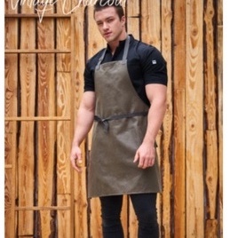 CARRIT Premium Chef Apron Capron Capron Vintage Charcoal | Shopee ...