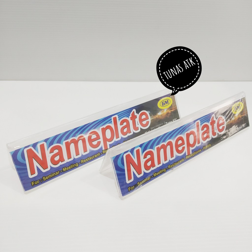 Gm NAME PLATE TYPE 626 6 X 26 CM | Shopee Philippines