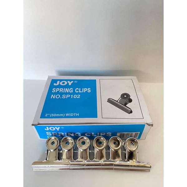 6pcs Spring Clip/ Bulldog Clip 1 1/4", 1 1/2", 2", 3" | Shopee Philippines