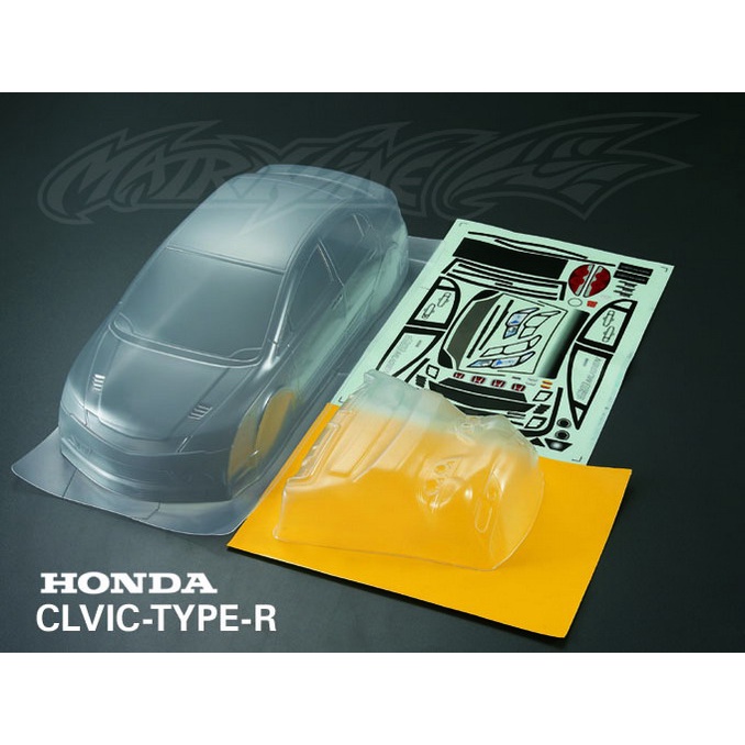 1/10 PC RC shell body Honda Civic FD2/FN2 Type R 195mm width ...