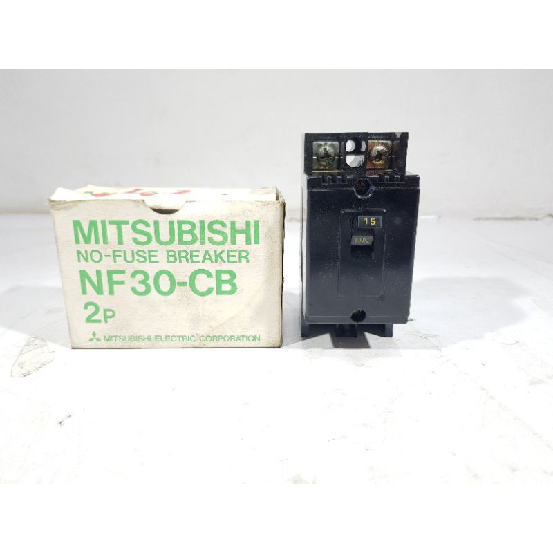Circuit Breaker 15A 2Pole NF30-CB Mitsubishi (Original Made in Japan ...