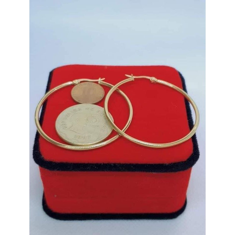 10k saudi gold loop-550 | Shopee Philippines