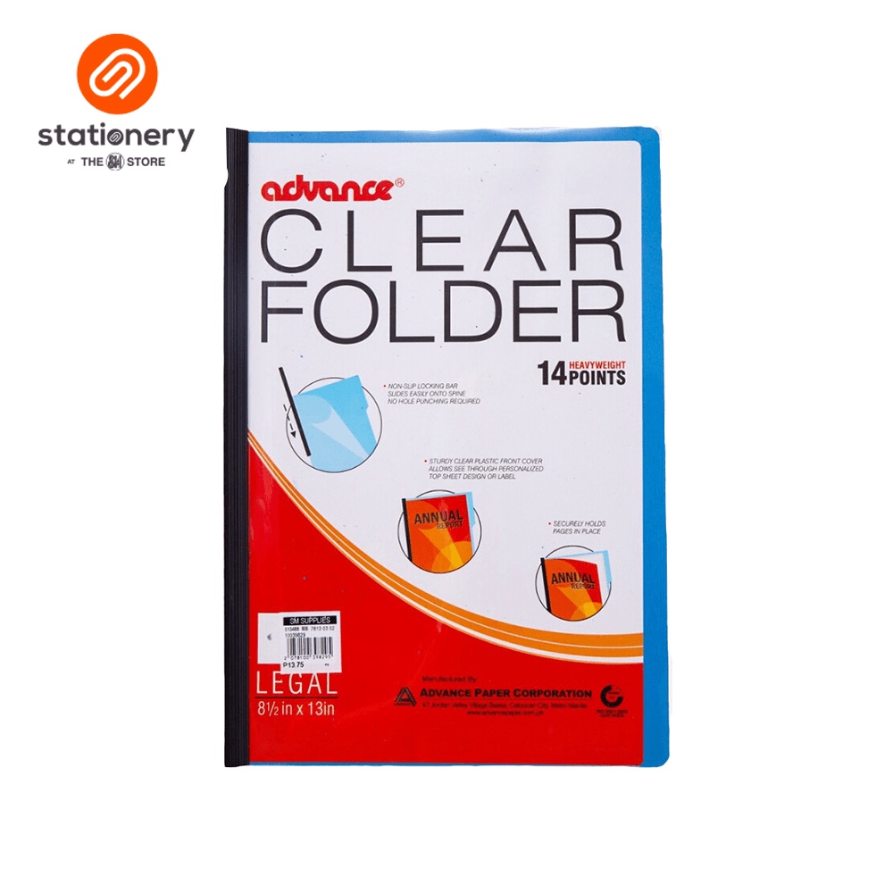 Advance Long Clear Folder | Shopee Philippines