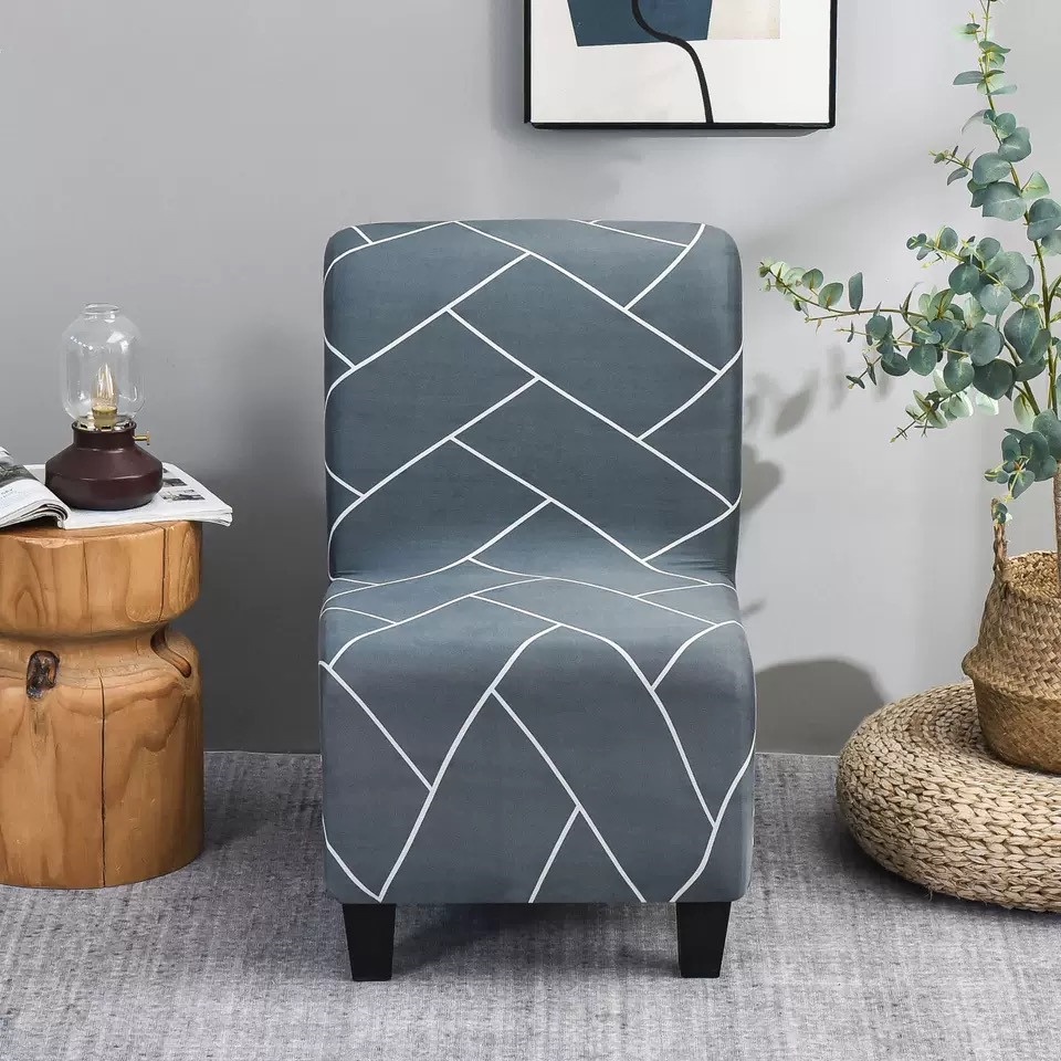 COD Armless Sofa Cover Armless Chair Cover Small Sofa Cover Single Sofa ...