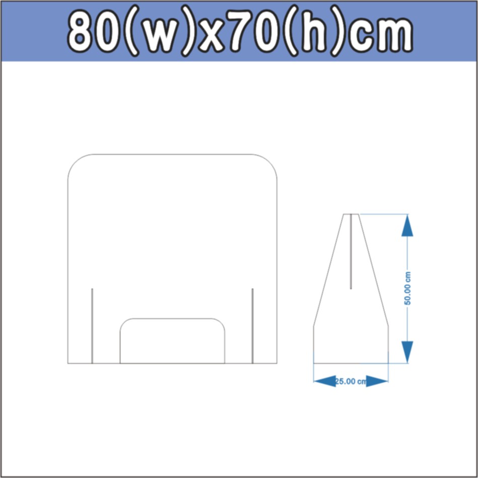 Clear Acrylic Barrier Table Shield Divider Safe Guard Counter Desk ...